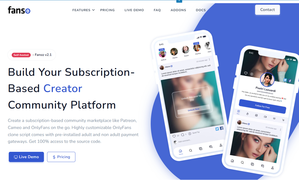 Top 20 OnlyFans Alternatives For Creators Use in 2025