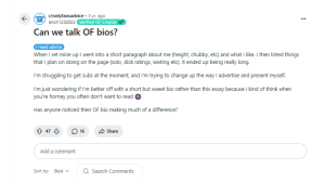 OnlyFans Bio Ideas (2025) – Best Examples & Writing Tips