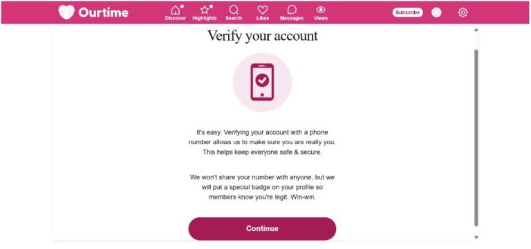 OurTime Free Trial 2026 – Premium Dating Features
